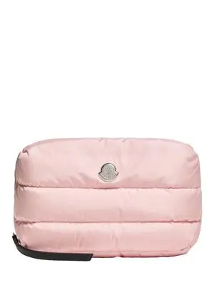 Moncler Caradoc Quilted Beauty Case - Pink