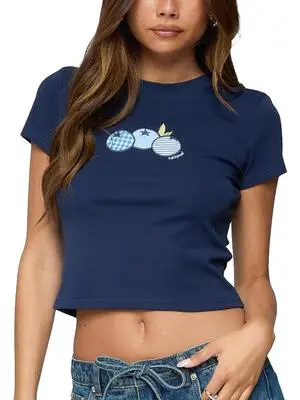 EDIKTED Edikted Blueberry Patch T-Shirt