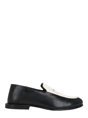 Givenchy Label Loafer - Black & Natural