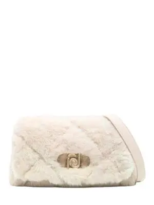 Liu Jo Shearling Crossbody Bag - Neutrals