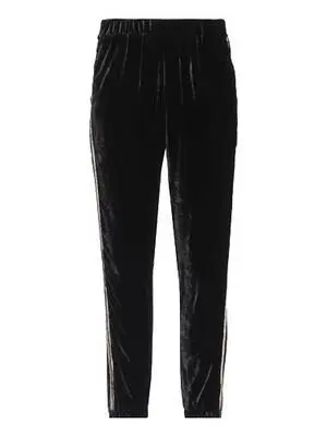ANIYE BY Tapered Leg Velvet Pants - Black