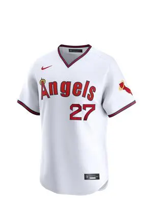 Nike Mike Trout Los Angeles Angels Dri-fit Adv Mlb Limited Jersey - White