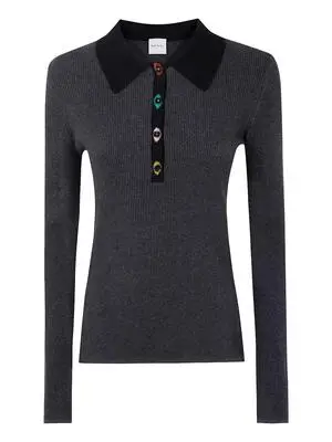 Paul Smith Ribbed Sweater - Black