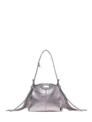Maje Miss M Micro Bag - Silver