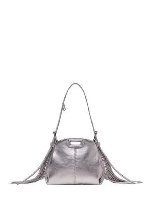 Maje Miss M Micro Bag - Silver