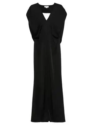 Stella McCartney V-neck Cut-out Dress - Black