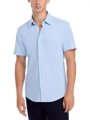 BOSS Performance Roan Slim Fit Button Down Shirt - Light Pastel Blue