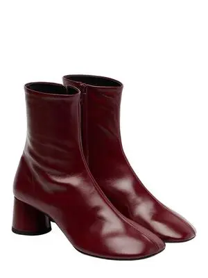 Proenza Schouler Glove Leather Ankle Boots - Burgundy