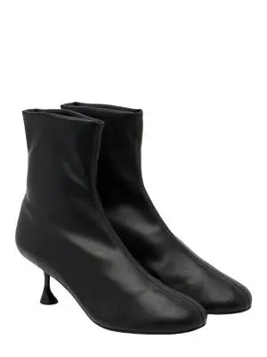 Proenza Schouler Leather Ankle Boots - Black
