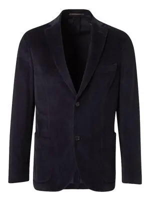 SLOWEAR Cotton Corduroy Blazer - Blue
