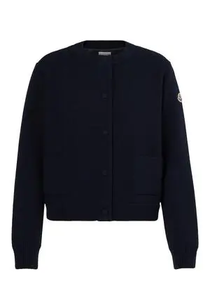 Moncler Down Cardigan - Black