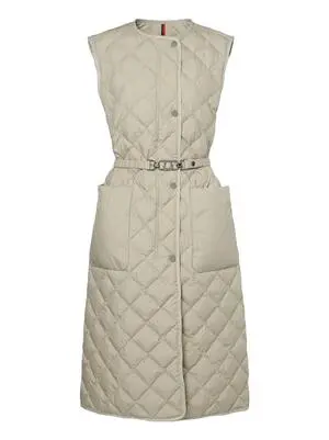 Moncler Butor Quilted Down Vest - Beige