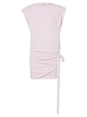 Isabel Marant Étoile Marielle Cotton Jersey Minidress Pink