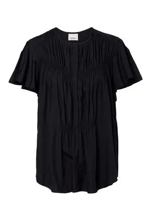 Isabel Marant Étoile Synda Gathered Top - Black