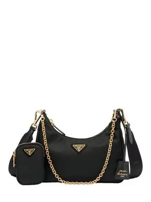 Prada Re-Edition 2005 Re-Nylon Shoulder Bag Black