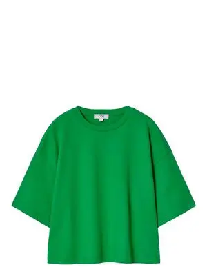 Cos Oversized Boxy T-Shirt Green