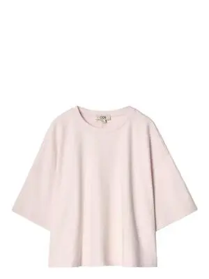 Cos Oversized Boxy T-Shirt Pink