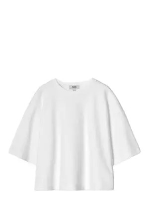 Cos Oversized Boxy T-Shirt White