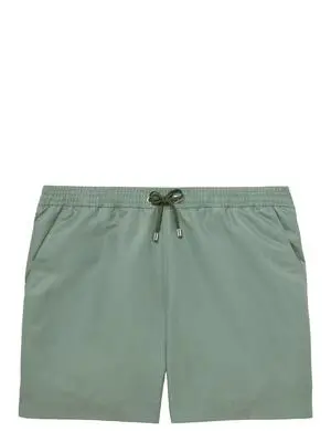 Sunspel Straight-leg Mid-length Seaqual®-blend Swim Shorts - Green