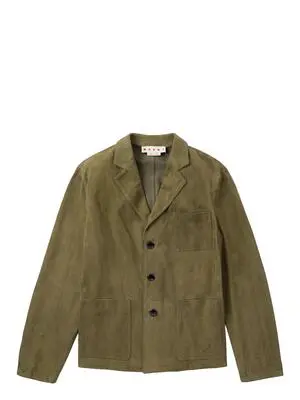 Marni Suede Overshirt - Green