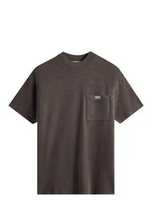 Kith Mock Neck Pocket Tee - Brown