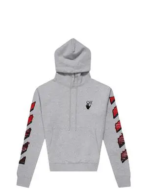 Off-White Marker Slim Hoodie - Grey
