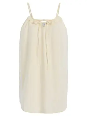 DEIJI STUDIOS Organic Cotton Poplin Mini Dress - Ivory