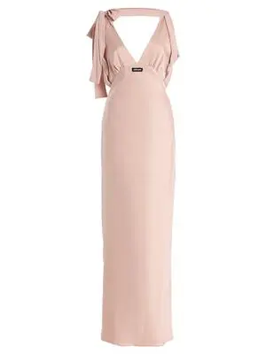 Miu Miu Satin Maxi Slip Dress - Pink