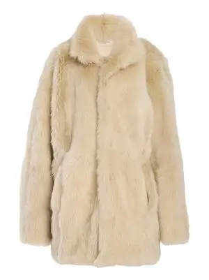KALLMEYER Donna Shearling Coat - Tan