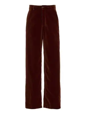 KALLMEYER Column Leg Cotton Trouser Red