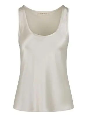 HEIRLOME Adau Silk Tank Top - Ivory