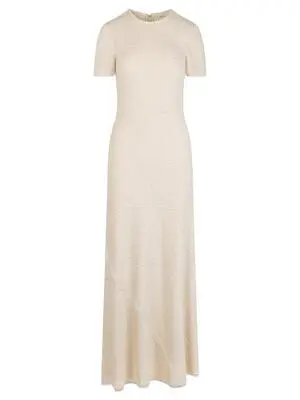 HEIRLOME Textured Crepe Maxi Dress - Ivory