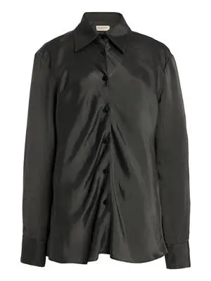 KALLMEYER Joan Bias Shirt Dark Grey