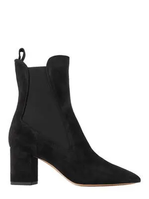 Paris Texas Anja Suede Ankle Boots - Black