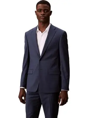 Calvin Klein Slim Fit Suit Jacket - Blue