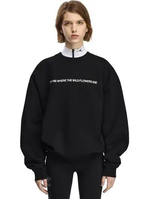 Canada Goose Dawn Crew Relaxed-graphic - Wildflower Black