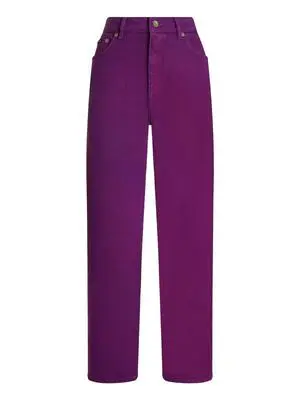 Dolce & Gabbana Dna Cotton Jeans - Purple