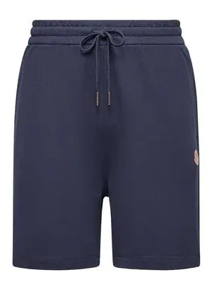 MONCLER X GILGA FARM DESIGNED BY DONALD GLOVER X Gilga Farm Donald Glover Cotton Shorts - Blue