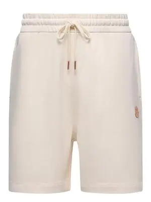 MONCLER X GILGA FARM DESIGNED BY DONALD GLOVER X Gilga Farm Donald Glover Cotton Shorts - White