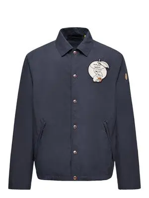 MONCLER X GILGA FARM DESIGNED BY DONALD GLOVER X Gilga Farm Satsuma Shirt Jacket - Blue