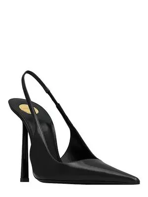 SAINT LAURENT Saint Laurent "Vendome" Flared Stiletto Slingback Pumps