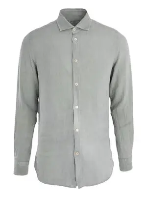 Boglioli Long-sleeve Button-fastening Shirt Grey
