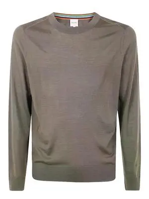 Paul Smith Crew Neck Merino Wool Jumper - Neutrals