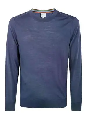 Paul Smith Crew-neck Wool Sweater - Blue