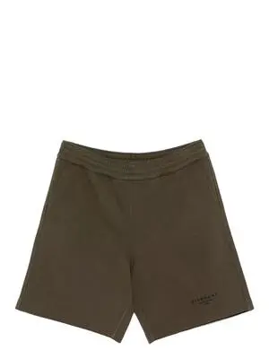 Givenchy Elastic-waist Cotton Shorts - Green