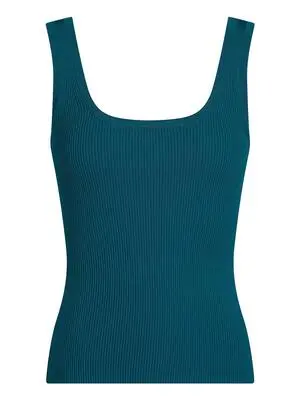 Zimmermann Ribbed Knit Tank - Teal