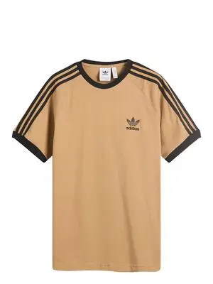 Adidas 3-stripes T-shirt - Cardboard/black