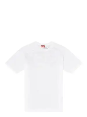 DIESEL T-boxt-t24 Logo-print T-shirt - White