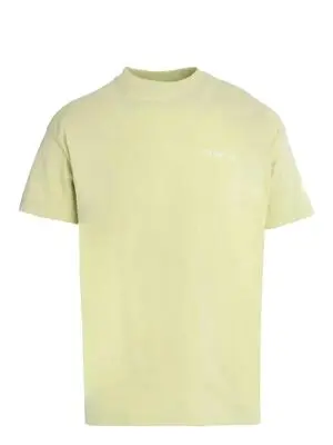 FLANEUR Logo Cotton T-shirt - Yellow