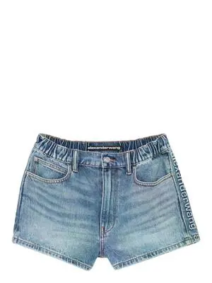 Alexander Wang Marathon Denim Shorts - Blue